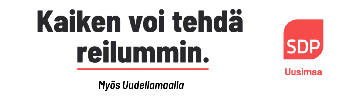 SDP:n kunta- ja aluevaaliohjelma 2025 – Kaiken voi tehdä reilummin ...